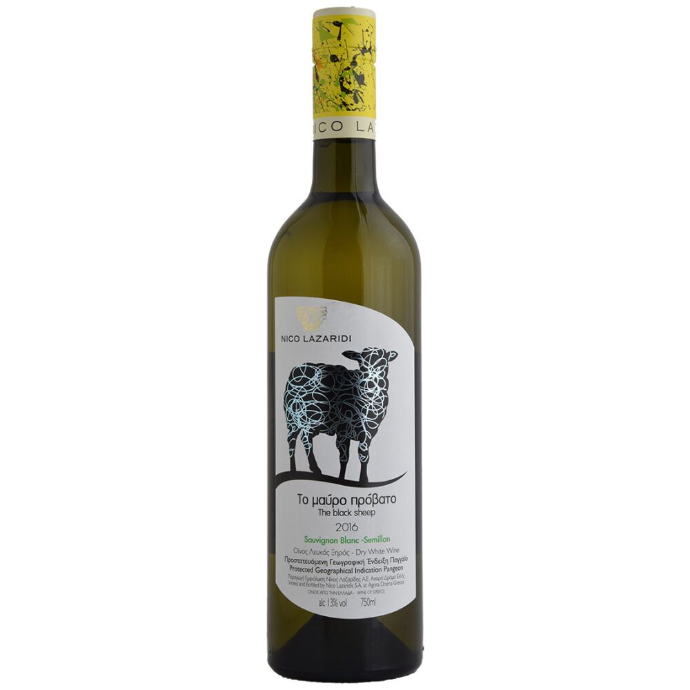 ΝΙΚΟ ΛΑΖΑΡΙΔΗ ΤΟ ΜΑΥΡΟ ΠΡΟΒΑΤΟ ΛΕΥΚΟ 750ML - Bottles.gr